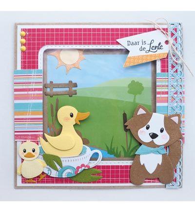 Marianne Design – Tea cup with spoon - CR1238